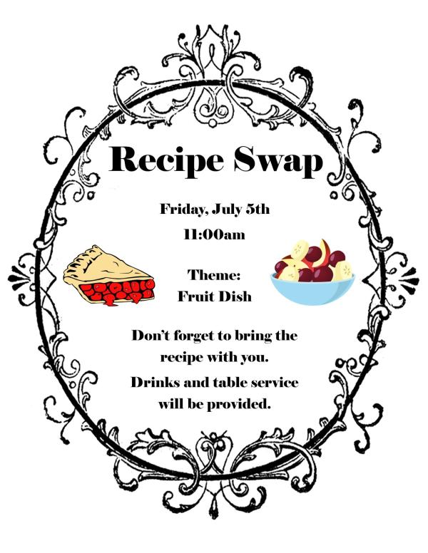Recipe Swap - Fruit Dish | Homer Public Library