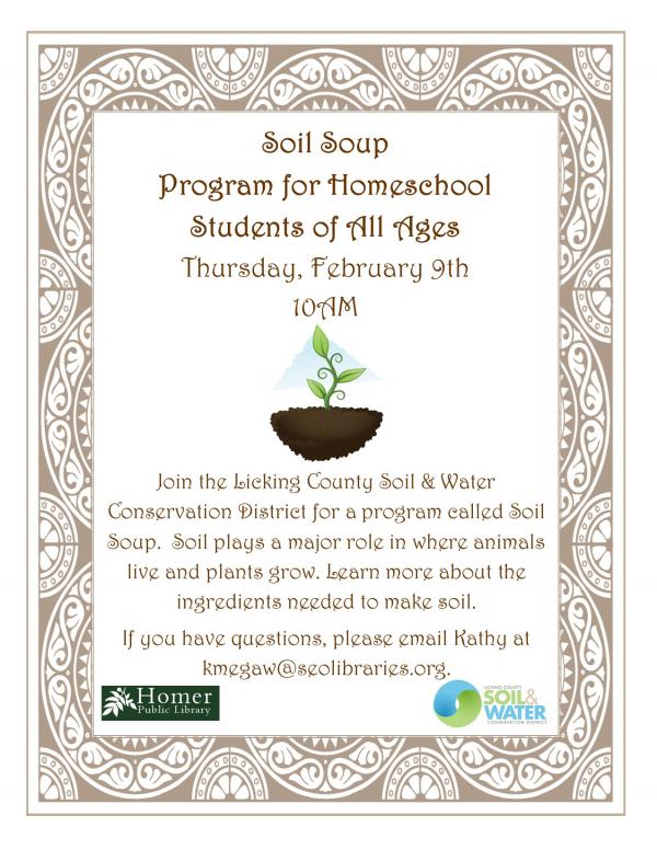 Soil Soup Program for Homeschool Students of All Ages | Homer Public ...